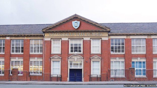 Nottingham's first free school opens in Sherwood - BBC News