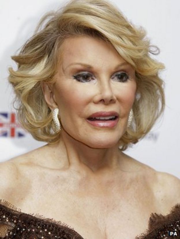 Joan Rivers' family: 'We're keeping fingers crossed' - BBC News