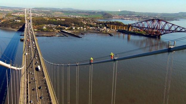 The troubles of the Forth Road Bridge - BBC News