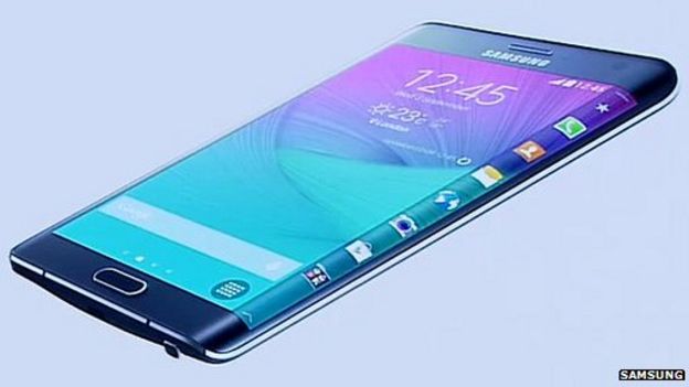 Samsung reveals Gear VR headset and Galaxy Edge smartphone - BBC News