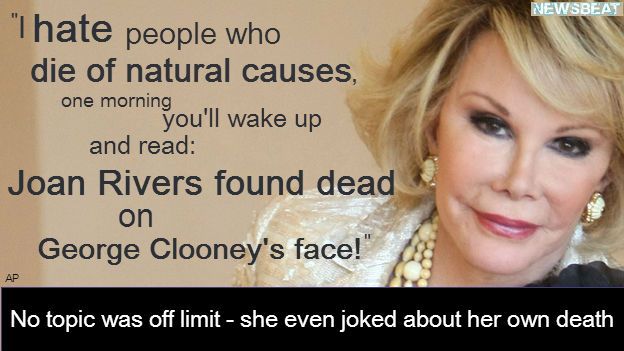 The life of Joan Rivers in seven jokes - BBC News