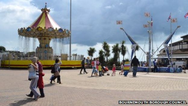 Revamp of Bournemouth's Pier Approach area begins - BBC News