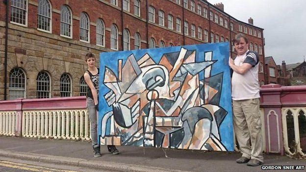 Sheffield artist's work shown for first time since his death - BBC News