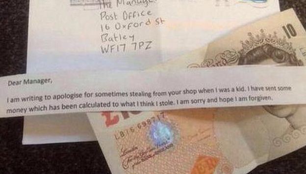 West Yorkshire childhood shop thief seeks forgiveness - BBC News