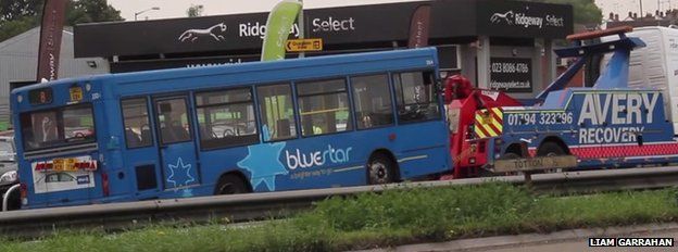 A35 Totton bypass bus crash: Man, 83, dies - BBC News