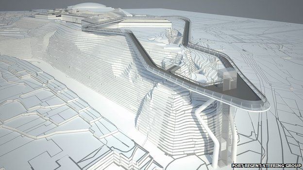 New Fort Regent 'vision' unveiled - BBC News