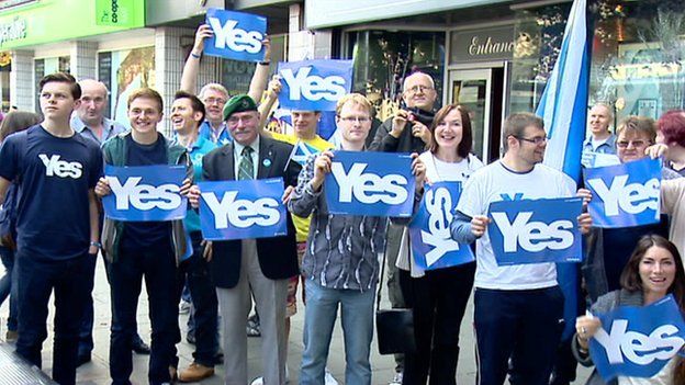 Scottish independence: Thousands on the streets for weekend campaign ...