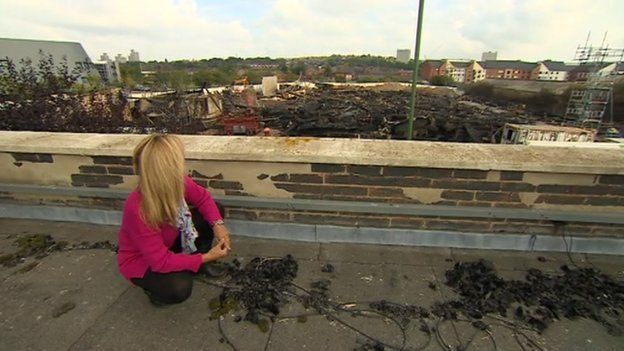 University of Nottingham fire cause investigated - BBC News