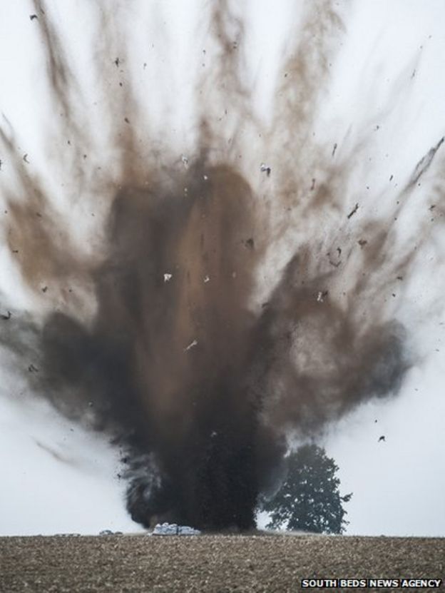 St Albans wartime bombs blown up after seizure - BBC News