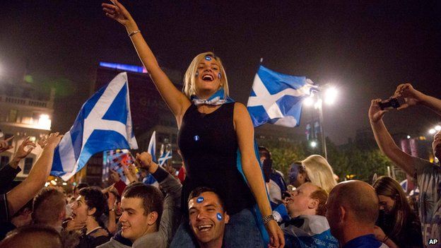 Scottish independence: Glasgow votes 'Yes' - BBC News