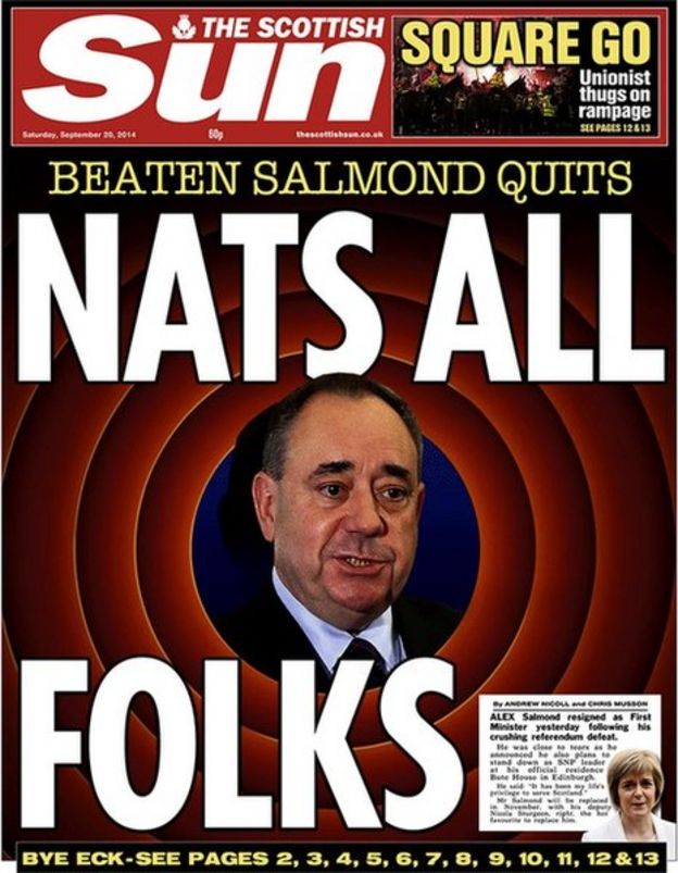 What the Scottish papers say - BBC News