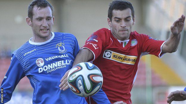 Irish Premiership: Glentoran 1-0 Dungannon Swifts - BBC Sport