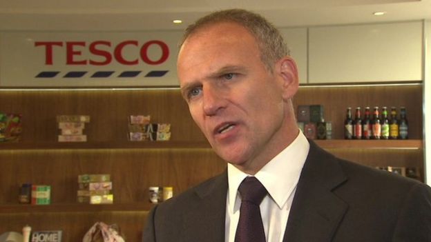Tesco fast-tracks new finance chief Alan Stewart - BBC News