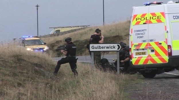 Teenager in custody after 'firearms incident' in Shetland - BBC News