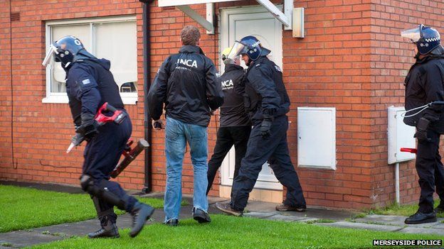 Merseyside Police arrests 14 in gun crime crackdown - BBC News