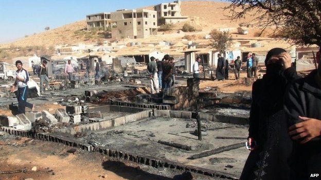 Lebanese army raids Syrian refugee camps in Arsal - BBC News