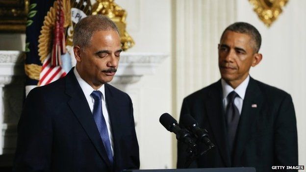 US Attorney General Eric Holder resigns - BBC News