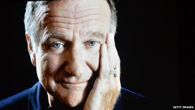 Robin Williams is remembered at private tribute - BBC News