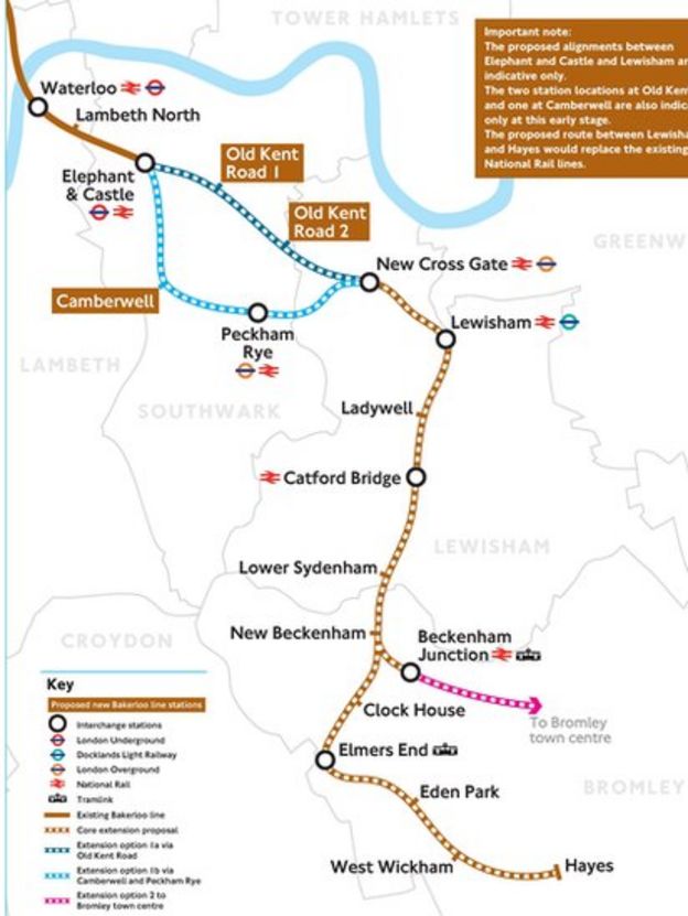 Bakerloo Line extension consultation begins - BBC News
