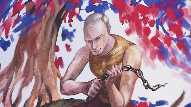 Brand Putin: Russia's president still in fashion 15 years on - BBC News