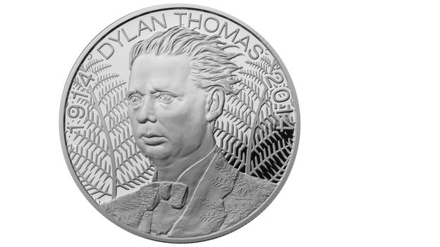 Dylan Thomas coin to mark 100 years since his birth - BBC News