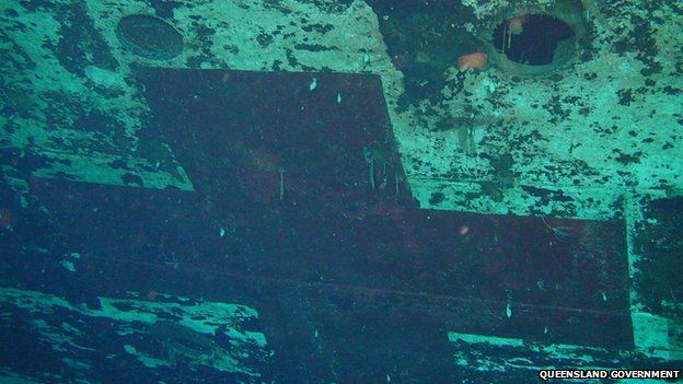 The search for Australia's lost hospital ship - BBC News
