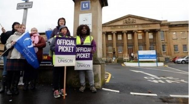Midwives strike for first time ever - BBC Newsround