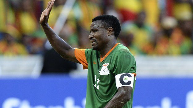 Zambia include Katongo and Chansa in CHAN squad - BBC Sport