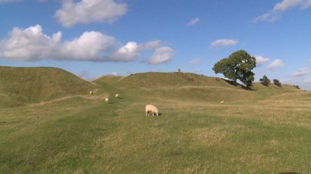 Burrough Hill archaeologists find Iron Age chariot remains - BBC News