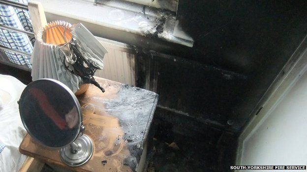 Shaving mirror starts bedroom fire by reflecting sunlight - BBC News