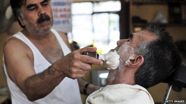 Turks shave off beards to avoid 'jihadist stigma' - BBC News