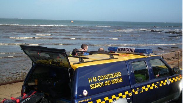 Fisherman swims ashore after falling off boat near Boddam - BBC News