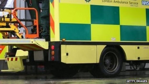 Woman dies stuck inside ambulance with a faulty lift - BBC News