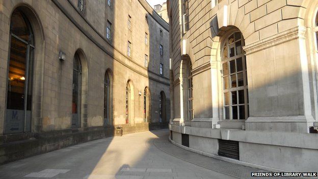 Library Walk: 'Unique' right of way in Manchester heard by inquiry ...