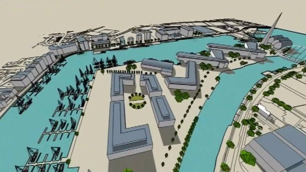 Ipswich Waterfront plan 'critical to town's future' - BBC News