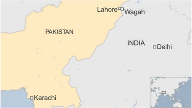 India and Pakistan hold Wagah border ritual despite attack - BBC News