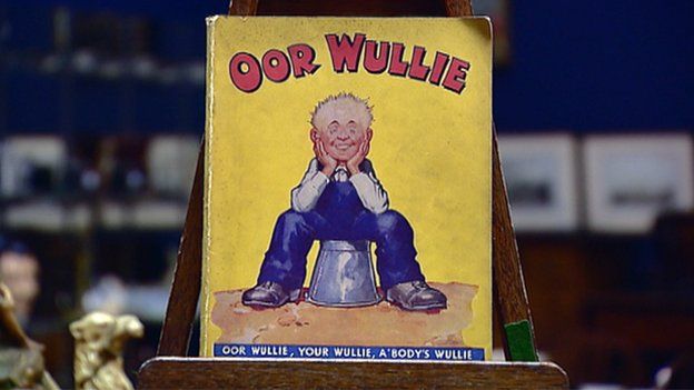 First edition Oor Wullie found in attic auctioned for £5,400 - BBC News