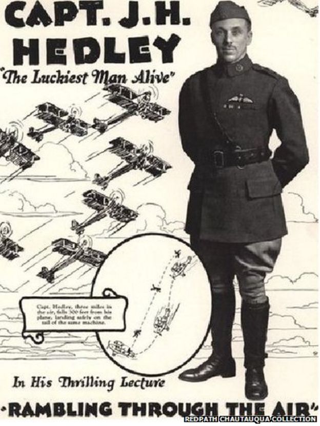 World War One airman John Herbert Hedley 'luckiest man alive'? - BBC News