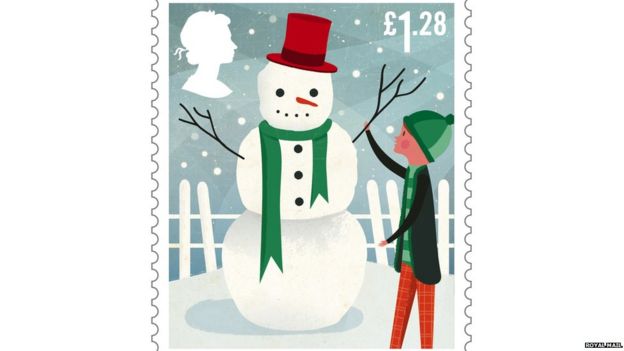 Royal Mail release Christmas stamps - BBC Newsround