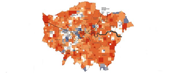 12 data maps that sum up London - BBC News