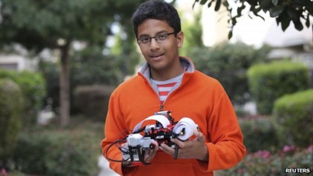 Tech giant Intel backs schoolboy inventor - BBC News