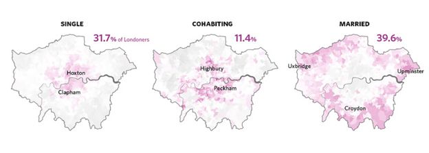 12 data maps that sum up London - BBC News