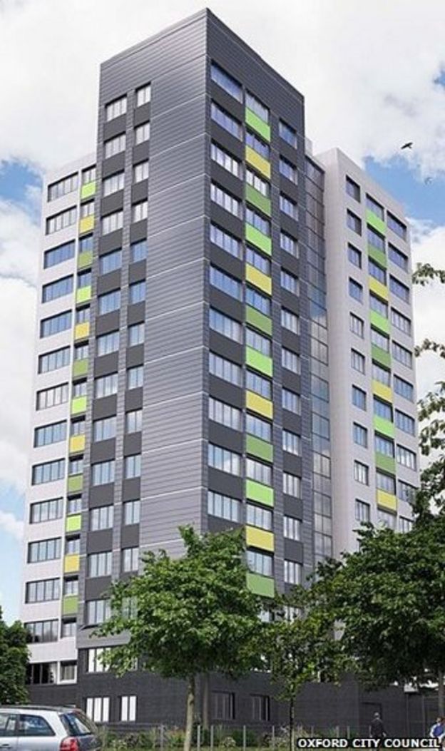 Oxford tower blocks makeover: Extra £1.75m funding approved - BBC News