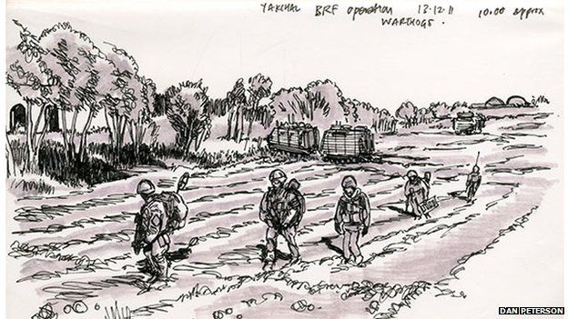 Welsh war artists' crucial role in documenting war - BBC News