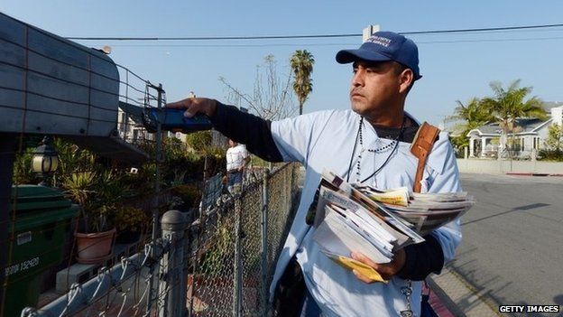 US Postal Service employee information hacked - BBC News