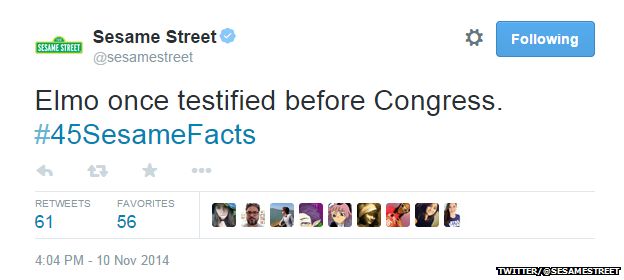 Sesame Street shares trivia on Twitter to celebrate 45 years - BBC News