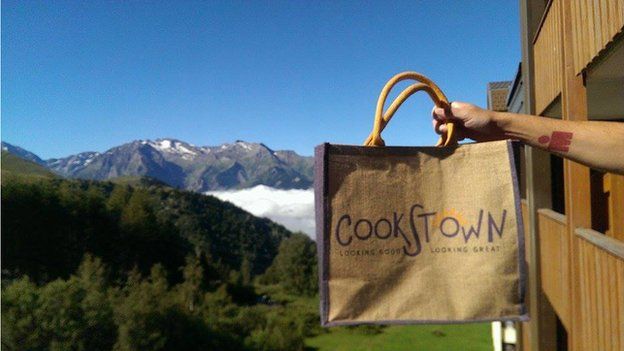 Cookstown globe trotting bag loved by thousands - BBC News