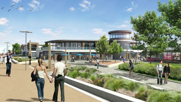 £55m Rhyl development at fairground site gets go-ahead - BBC News