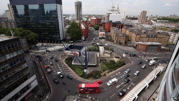 Old Street roundabout could become public square - BBC News