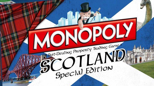 English JK Rowling lands spot on Scottish Monopoly - BBC News